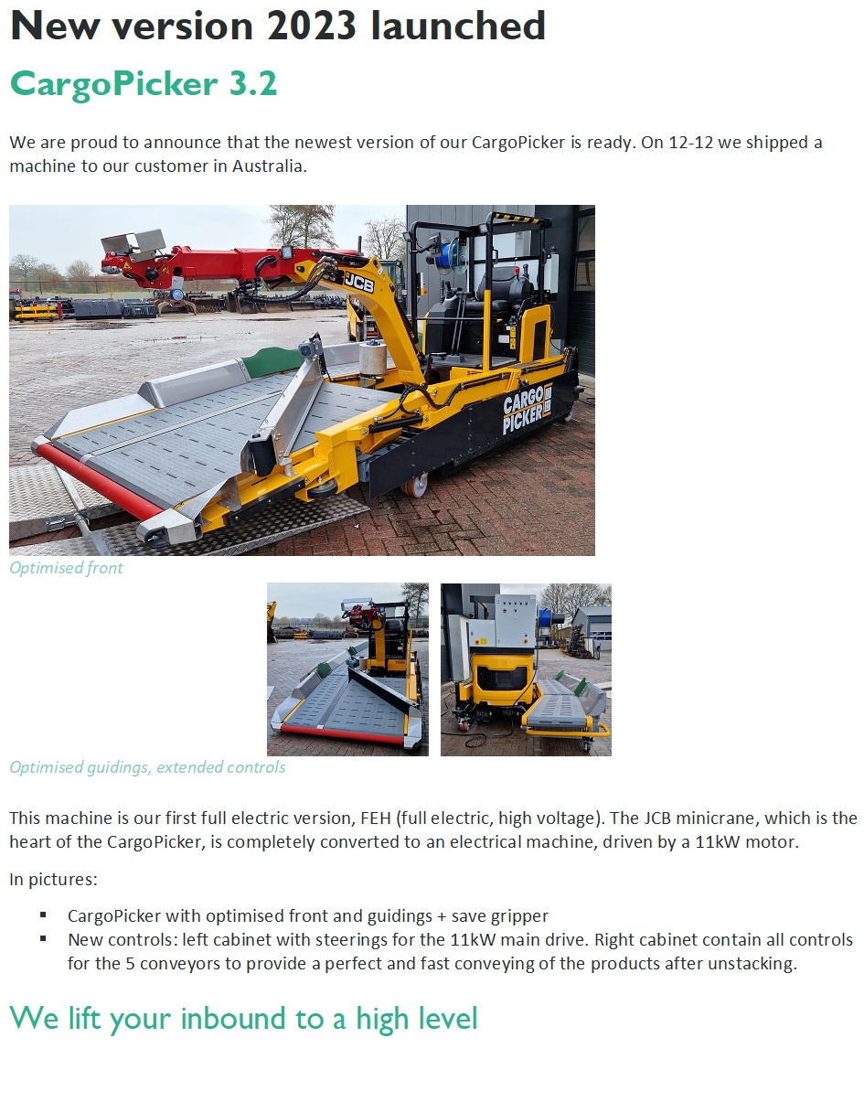 About us - Cargopicker